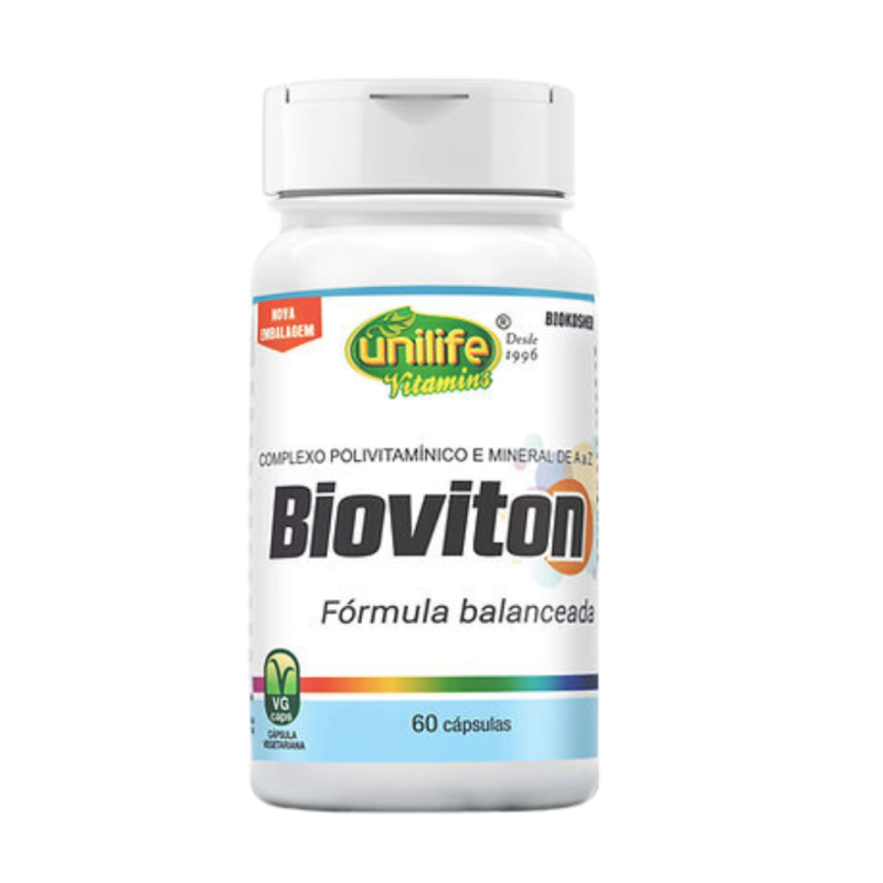 Bioviton Suplemento Multivitaminico de A a Z 60 Cápsulas Unilife