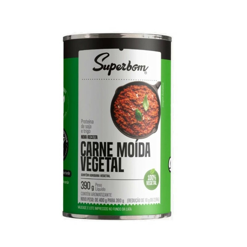 Carne Moída Vegetal 390g Superbom