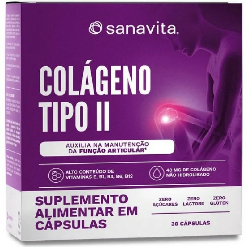 Colágeno Tipo 2 30cp Sanavita