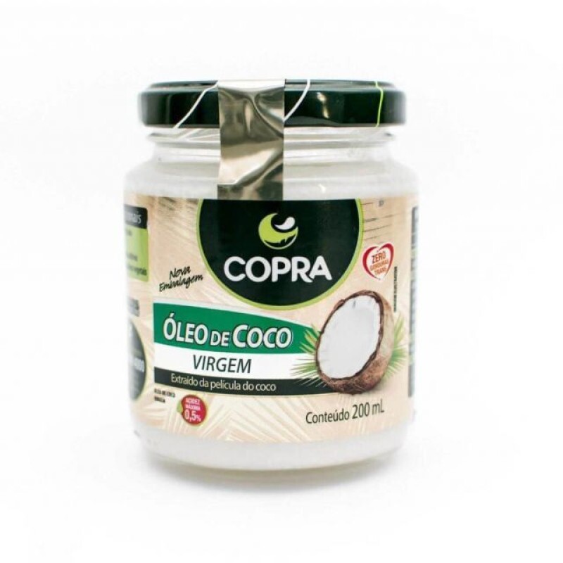 Óleo de Coco Virgem 200ml Copra no Empório Rosa