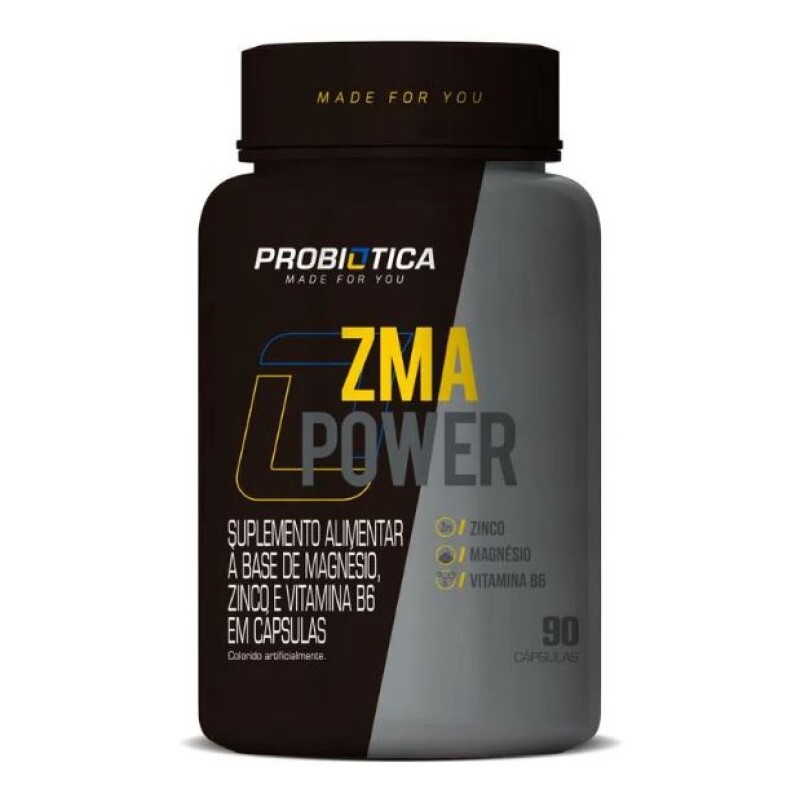 ZMA Power 90 Cápsulas Probiotica no Empório Rosa