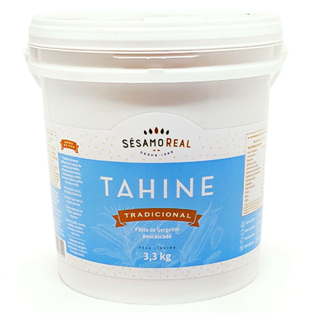 Tahine Tradicional 3,3Kg Sésamo Real no Empório Rosa